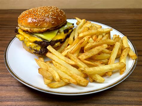 Double Quarter Pounder With A Pound Of Fries Dining And Cooking