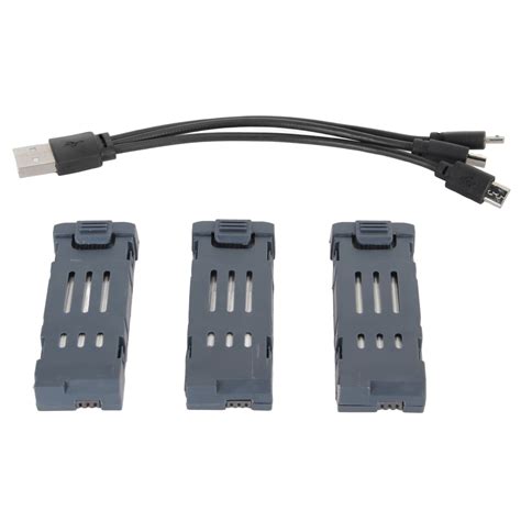 3pcs 3 7v 600mah Uav Lithium Battery High Capacity Quadcopter Lithium