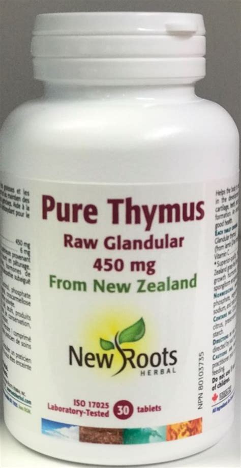 Pure Thymus Glandular By New Roots Buy Grass Fed Lamb Thymus In Canada