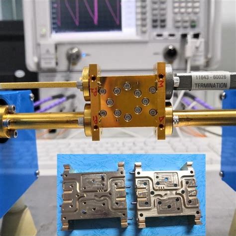 Measurement Setup Of The Developed Monopulse Comparator And The Inner Download Scientific