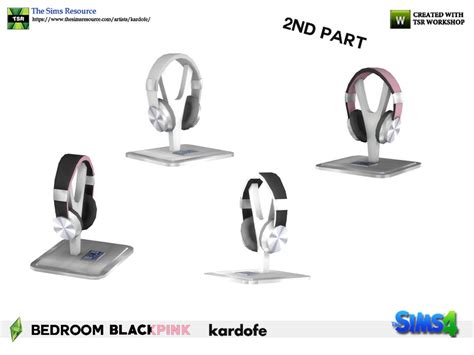 Sims 4 Clutter Kardofe Bedroom BLACKPINK Headphones