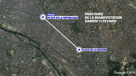 Réforme Des Retraites Le Parcours De La Manifestation à Paris Pour La