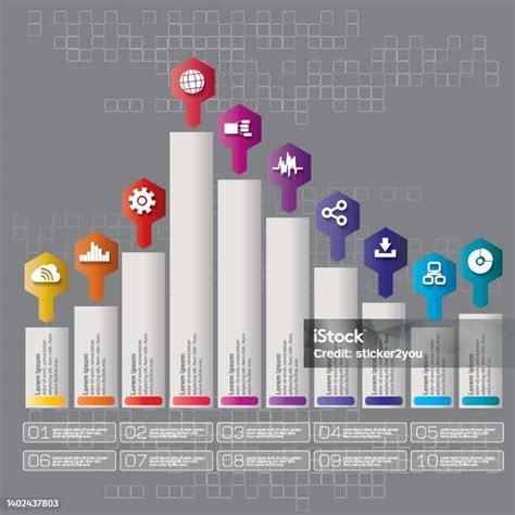 인포그래픽 디자인 템플릿은 워크플로 레이아웃 다이어그램 숫자 옵션 웹 디자인에 사용할 수 있습니다 0명에 대한 스톡 벡터 아트 및 기타 이미지 Istock
