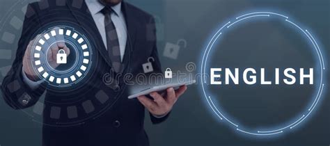 Handwriting Text English Internet Concept Possible Communication Between Countries The Only