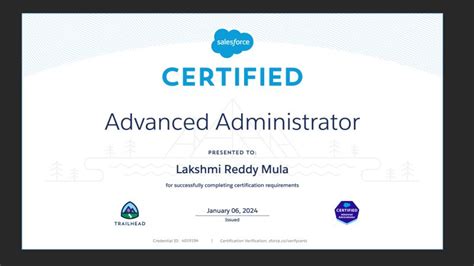 Lakshmi Reddy On Linkedin Salesforce Trailblazer Certificationachievement Salesforcecertified…