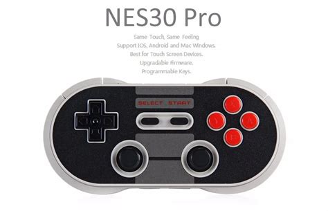 8Bitdo NES30 Pro Wireless Bluetooth Controller Dual Classic Joystick Pc ...