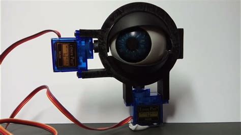 Ojos Animatronicos Con Servos Sg90 Youtube