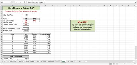 Stock Analysis Excel Model Eloquens