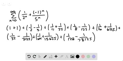 Solved Write Out The First Eight Terms Of Each Series To Show How The