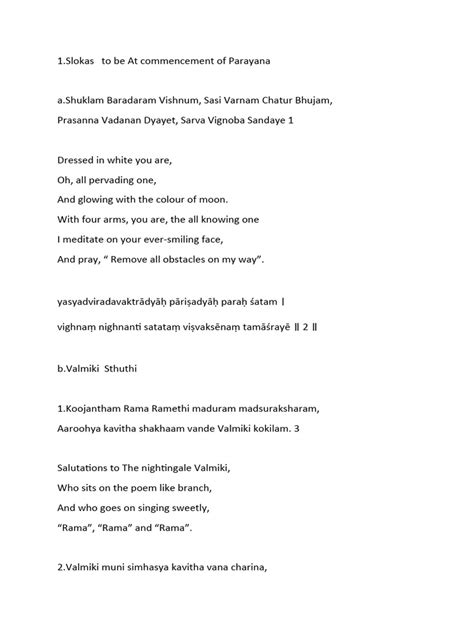 Ramayan Mangalacaran Pdf Rama Ramayana