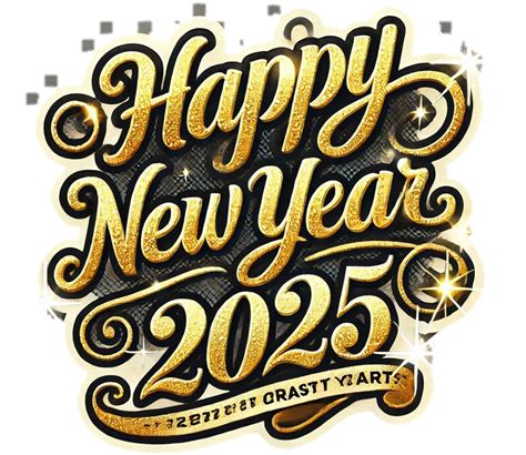 happy new year text png images free download pngmagic