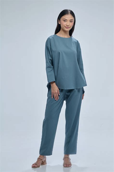 Green Cassie Casual Two Piece Set Mc Vogue Malaysia
