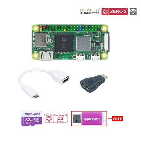 Raspberry Pi Zero 2 WCH Basic Kit