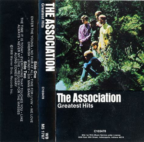 The Association The Associations Greatest Hits Cassette Rca