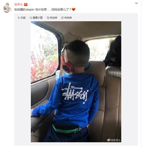應采兒曬小小春背影，網友：想看正臉！ 每日頭條