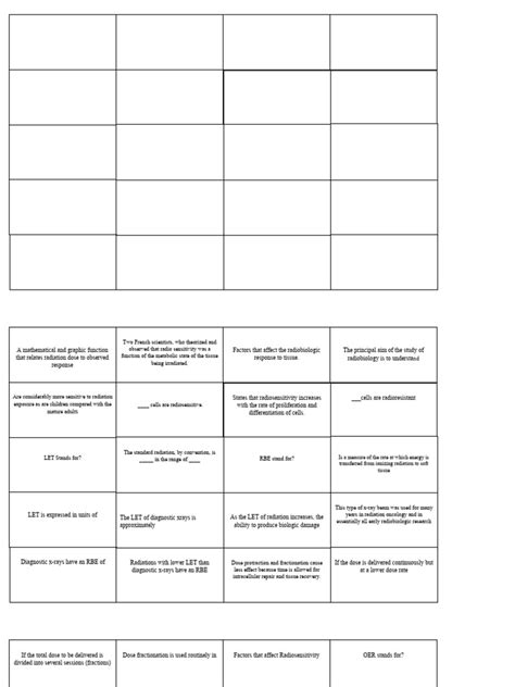Radbio Flashcard Pdf Absorbed Dose Ionizing Radiation