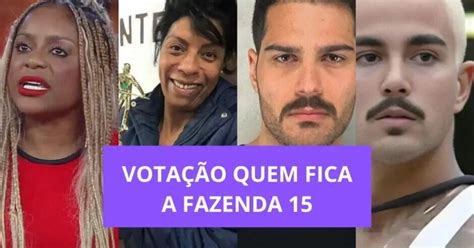 Enquete A Fazenda 2023 Votação Quem Fica Na 3ª Roça Fofocando Blog