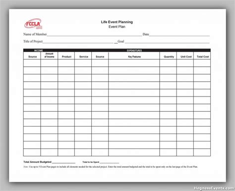 Free Event Planning Checklist Template Hennessy Events