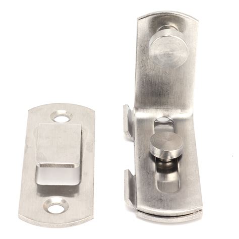 ESTINK Door Latch Buckle Degree Angle Barn Door Latch Buckle Stainless Steel Sliding Door