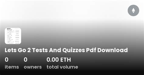 Lets Go 2 Tests And Quizzes Pdf Download Collection Opensea