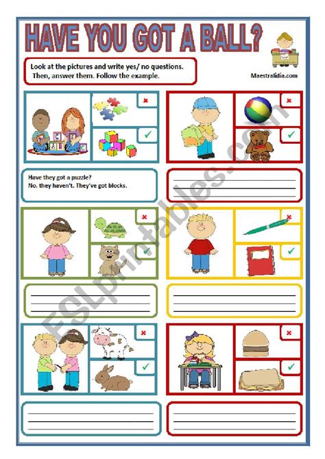 Have Got ESL Worksheet By Maestralidia