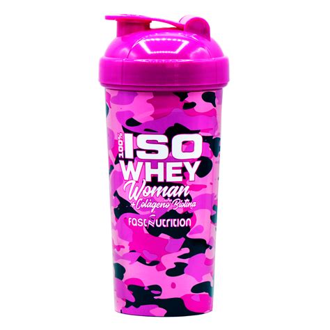 Shaker Camo Pink 700ml Iso Whey Woman Fastnutrition