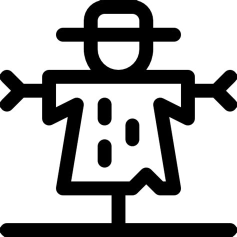 Scarecrow Basic Rounded Lineal Icon