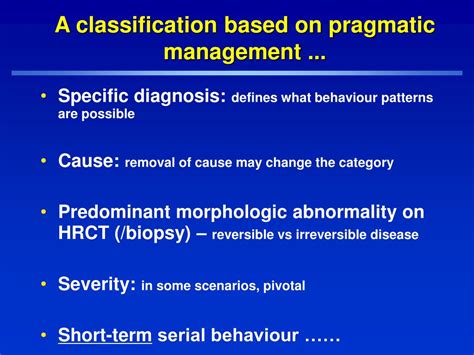 Ppt The New Classification Of The Idiopathic Interstitial Pneumonias