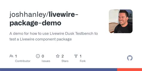 Github Joshhanley Livewire Package Demo A Demo For How To Use Livewire Dusk Testbench To Test