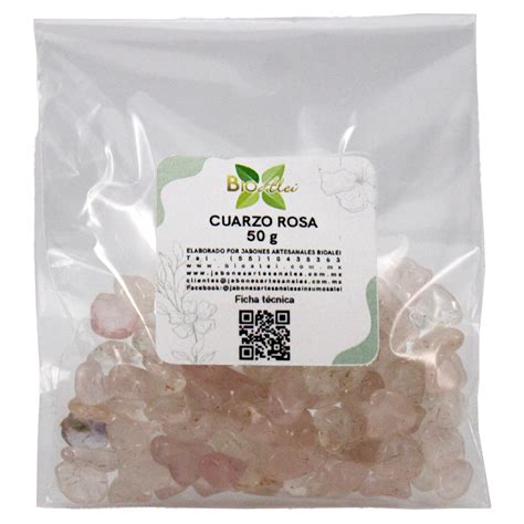Cuarzo Rosa 50g Bioalei