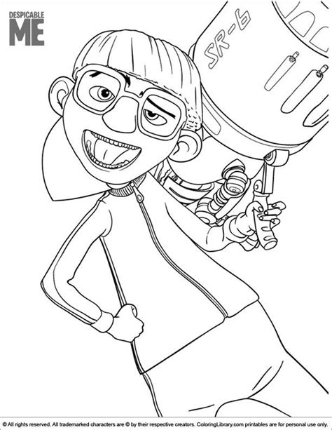 Despicable Me Vector Coloring Pages