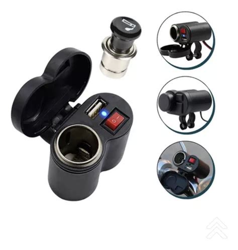 Tomada V Usb Moto Carregador Celular Isqueiro Prova D Gua Mercadolivre