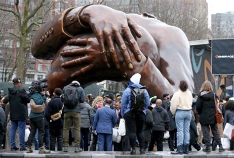 Bostons New Mlk Statue Looks Raunchy To Some Viewers