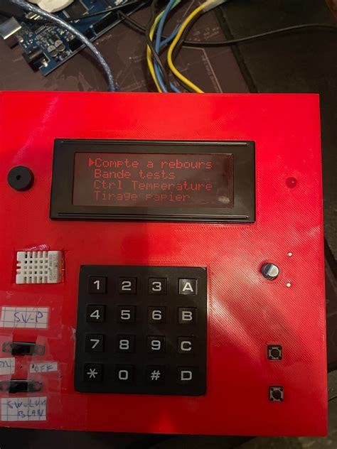Affichage Lcd 2 Chiffres Avec Un Clavier 4x4 Et Encodeur Français