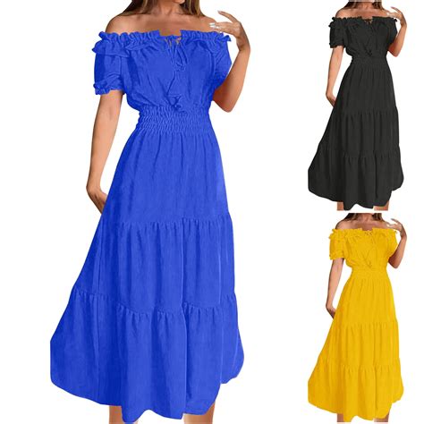 Abtuhar Womens Plus Size Summer Dresses Womens Dresses Trendywomens
