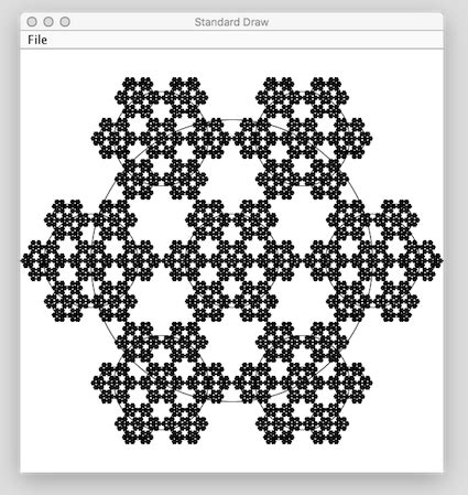Recursion Banach Fractal Curve Java Recursive Stack Overflow