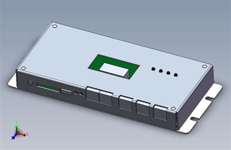 圣诞灯板钣金盒 Solidworks 2021 模型图纸下载 懒石网