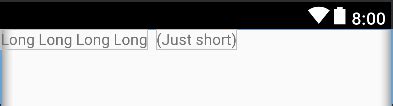 Android Two Horizontal TextViews With Dynamic Width Of First TextView