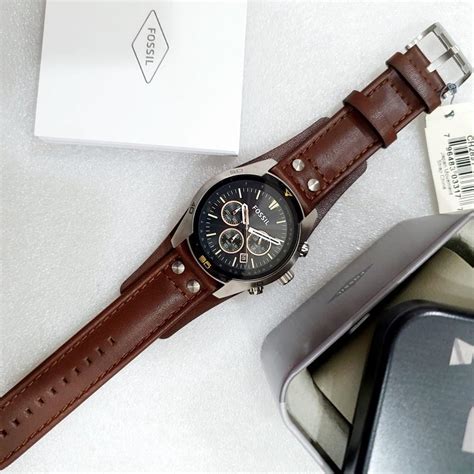 Reloj Fossil Para Caballero Correa Cuero Xoxoperu