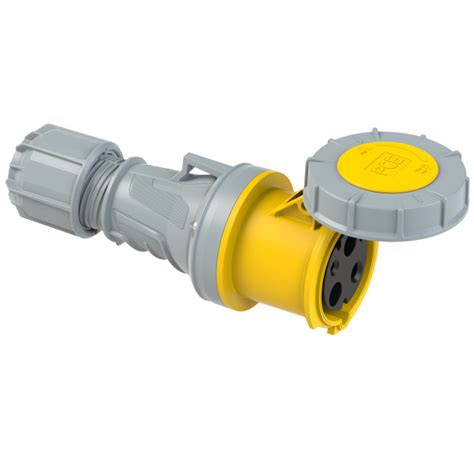 Pce Trailing Commando Socket 63a 2p E 110v Ip67 2335 4
