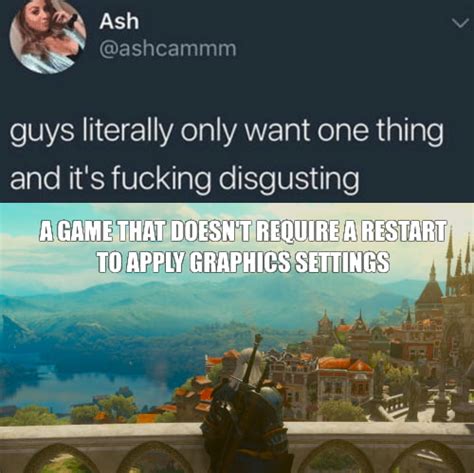 Also These Settings Can Only Be Changed From Main Menu GAG