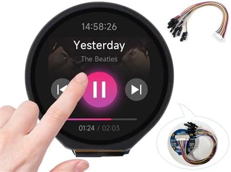 Inch Touch Round LCD Module With Touch Panel IPS Capacitive Display Screen K RGB