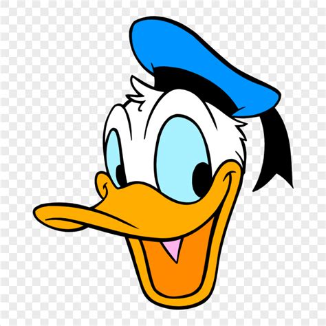 Donald Duck Face Head Png Image Citypng