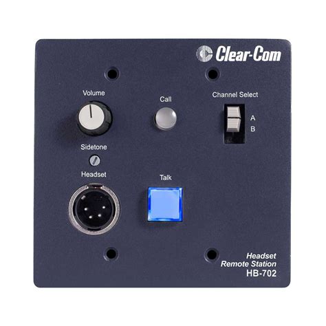 ClearCom HB Encore Intercom System Channel Remote Headset Station