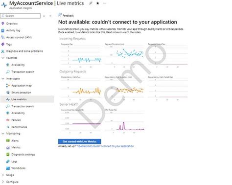 Dan Samborschi On Linkedin Azure Application Insights Live Metrics