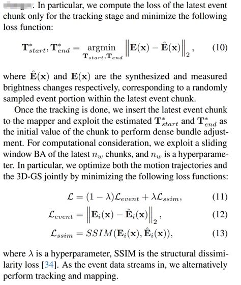 论文阅读及实验复现之——《inceventgs Pose Free Gaussian Splatting From A Single