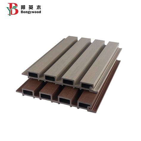 Outer Wall Louver Wpc Wall Panel Co Extrusion Wood Plastic Wpc