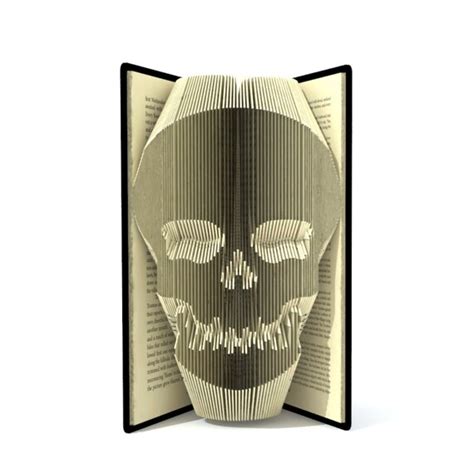 Book Folding Pattern Skull 186 Folds Tutorial With