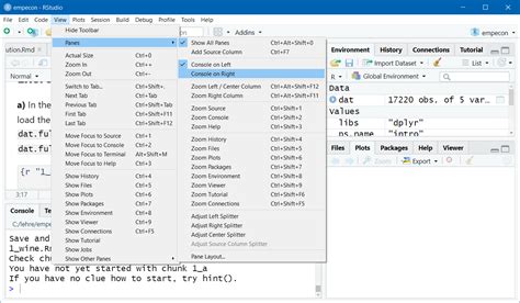 Changing Panes Layout Turns Visual Mode Rmarkdown File Blank Issue