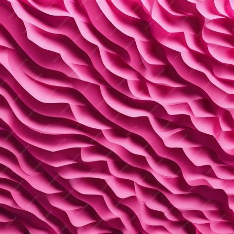 Premium Ai Image Abstract 3d Parametric Pattern Background Pink Color